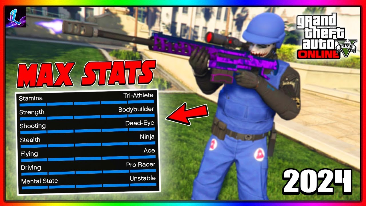 *UPDATED* SOLO Get Max Stats FAST In GTA 5 Online! (Easy Max Stats ...
