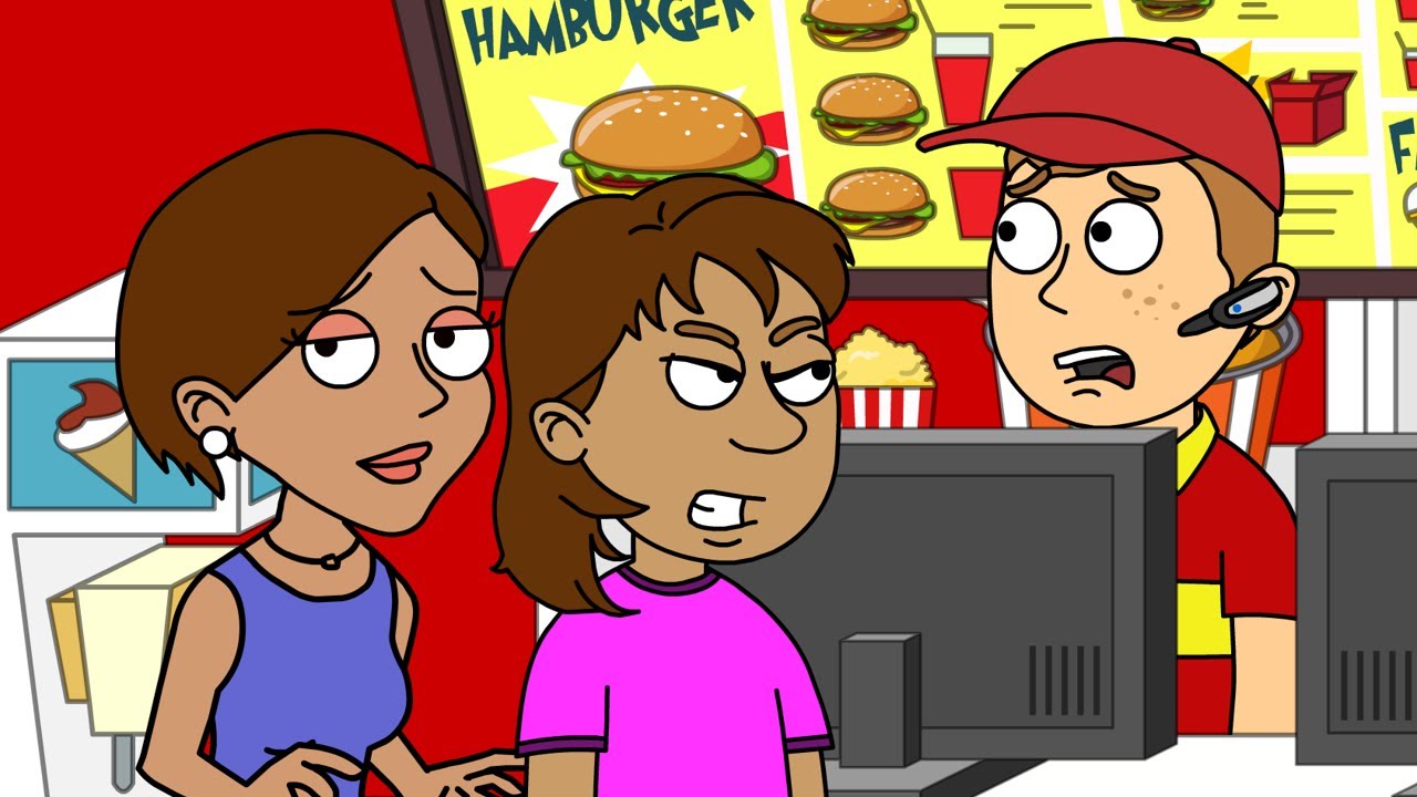 Dora Misbehaves At McDonald's and gets grounded - YouTube