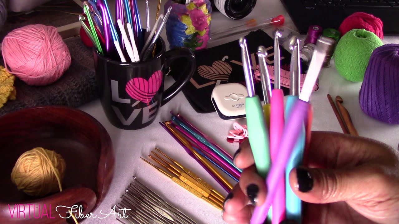 Virtual Fiber Art - Crochet Tools - YouTube