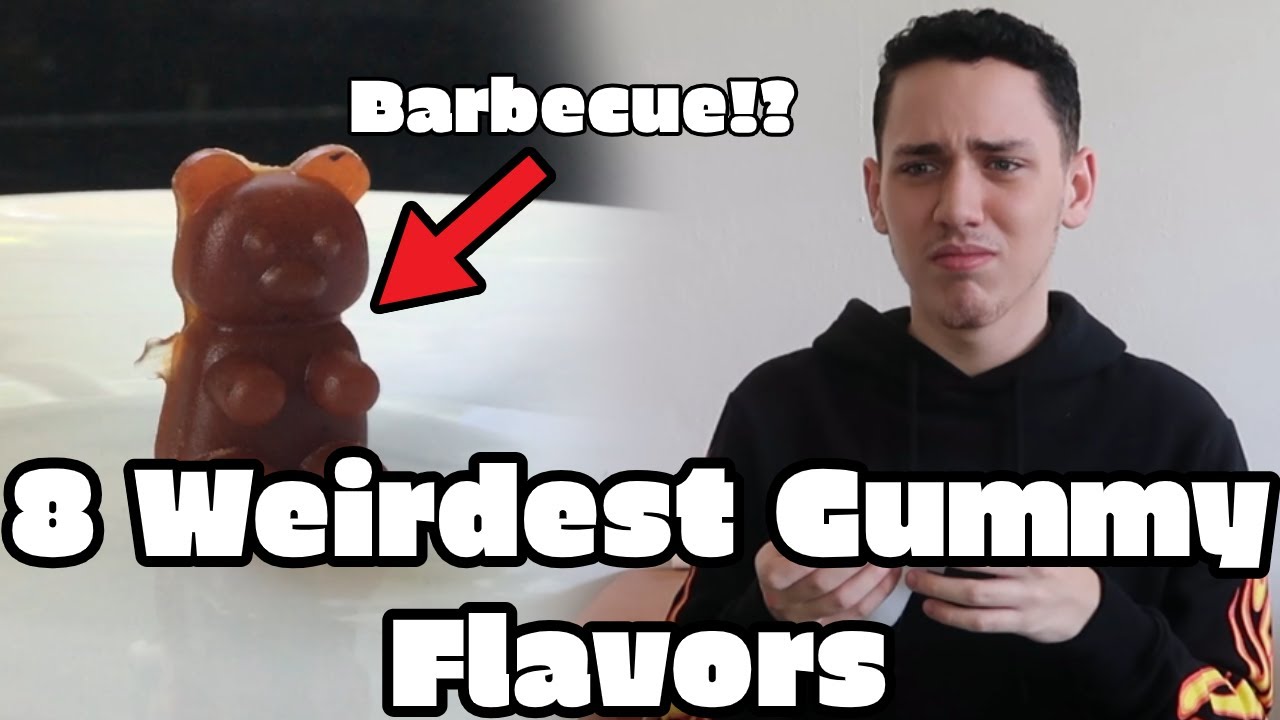 Trying 8 Of The Weirdest Gummy Flavors - YouTube