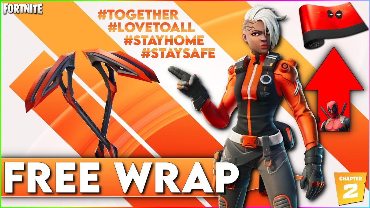 🤬 FREE DEADPOOL WRAP - FORTNITE BATTLE ROYALE - WE WILL BEAT COVID-19 🏮 ...