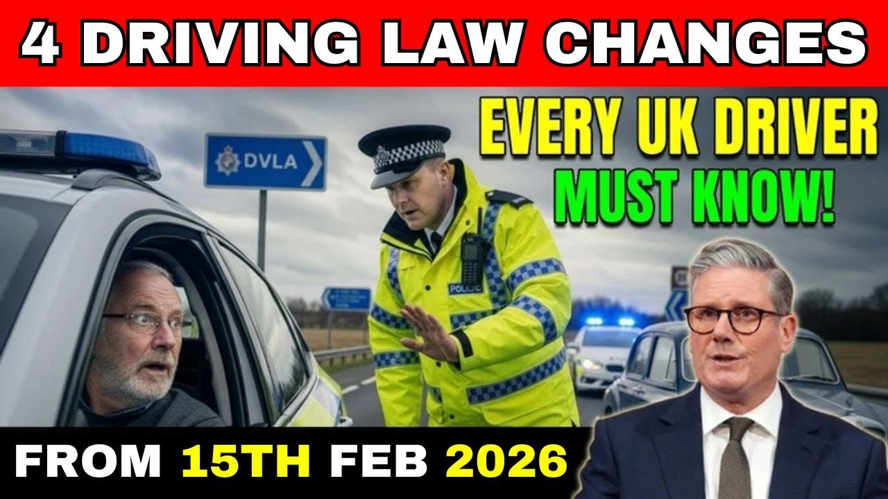 🚨 4 Driving Law Changes Starting 15th February 2026 Every Over-60 ...