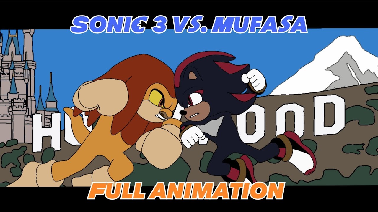Sonic 3 vs. Mufasa Full ANIMATION - YouTube