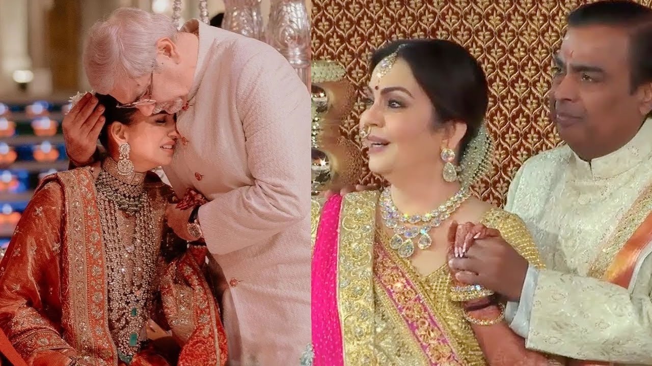 LIVE: Radhika Merchant Cried In Vidaai To Hug Father Viren Merchant ...