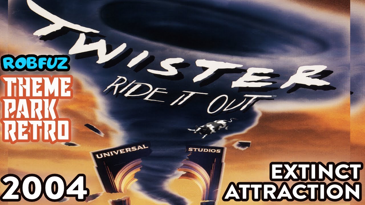 TWISTER! Ride It Out! Universal Studios Orlando Florida - EXTINCT RIDE ...