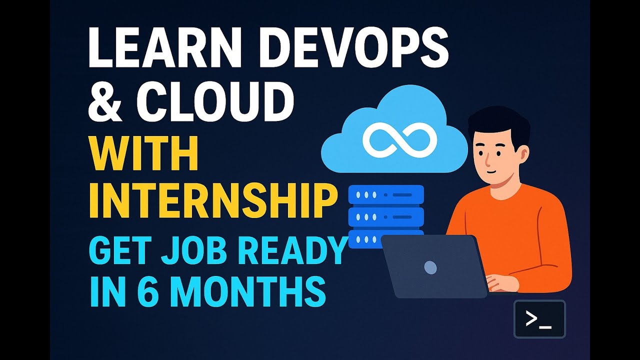 Learn DevOps & Cloud with Internship - Part 1| No AWS? No IT background ...