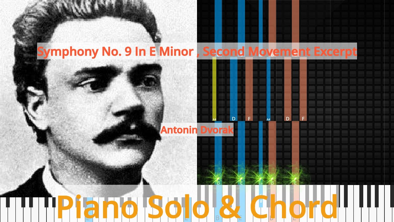 🎹Solo & Chord, Symphony No. 9 In E Minor , Second Movement Excerpt ...