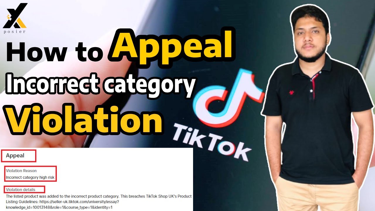 How to Appeal | Incorrect category high risk Violation On TikTok Shop ...