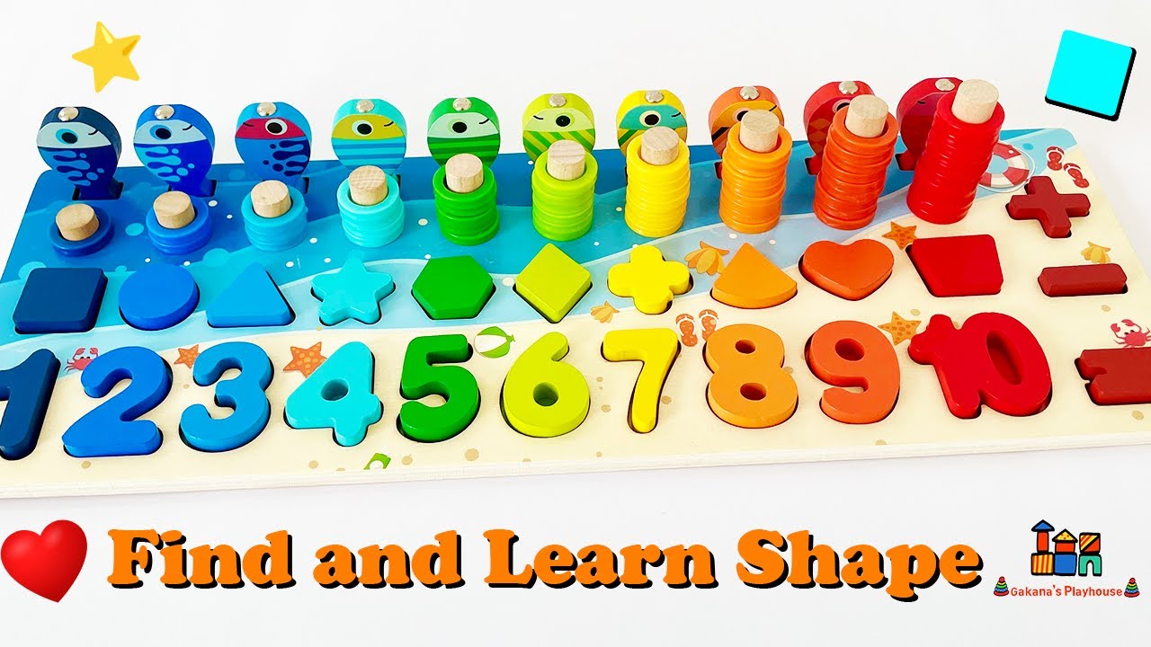 Find and Learn Shape | Preschool Toddler Learning Video - YouTube