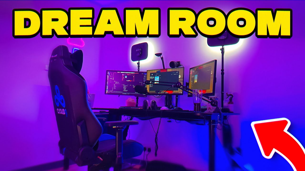 My $10,000 DREAM Gaming Setup & Room Tour at 16 Years Old! - YouTube