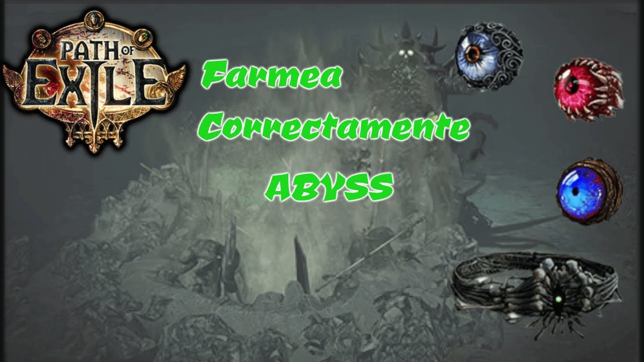 Path of Exile - FARMEO ABYSS - Como farmear ABYSS correctamente - YouTube