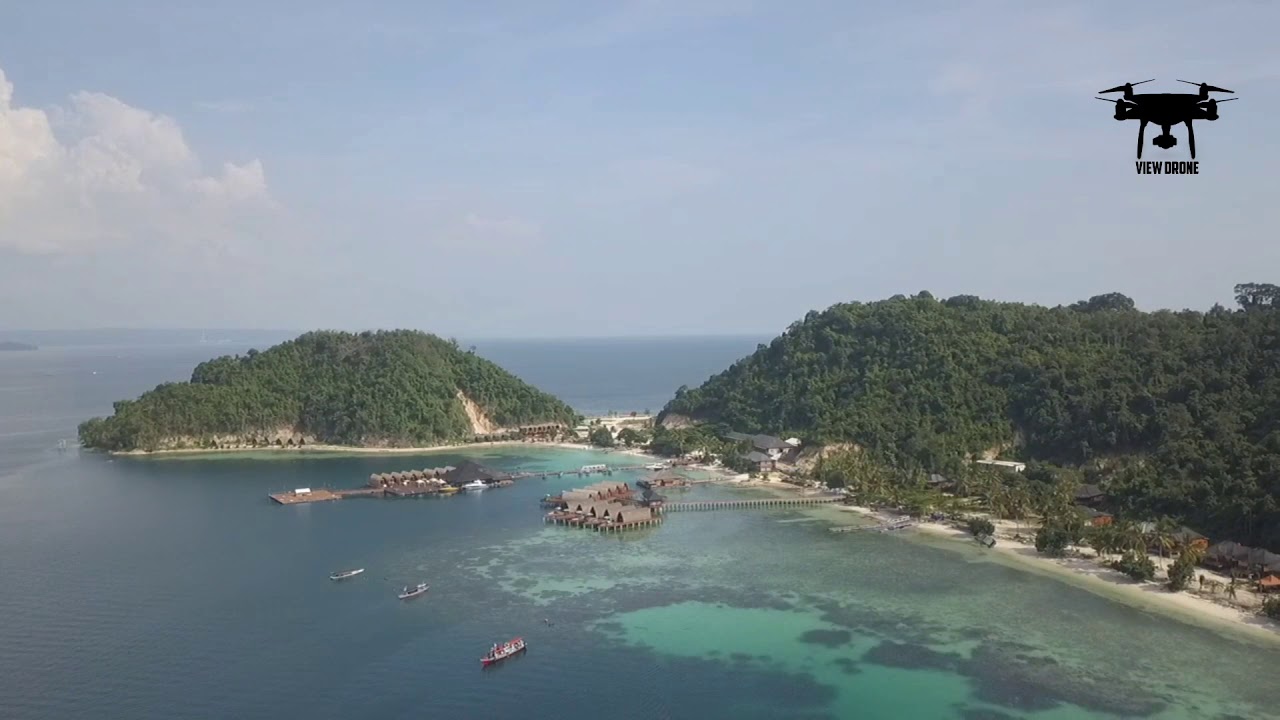 Keindahan Tegal Mas Island Lampung I View Drone - YouTube