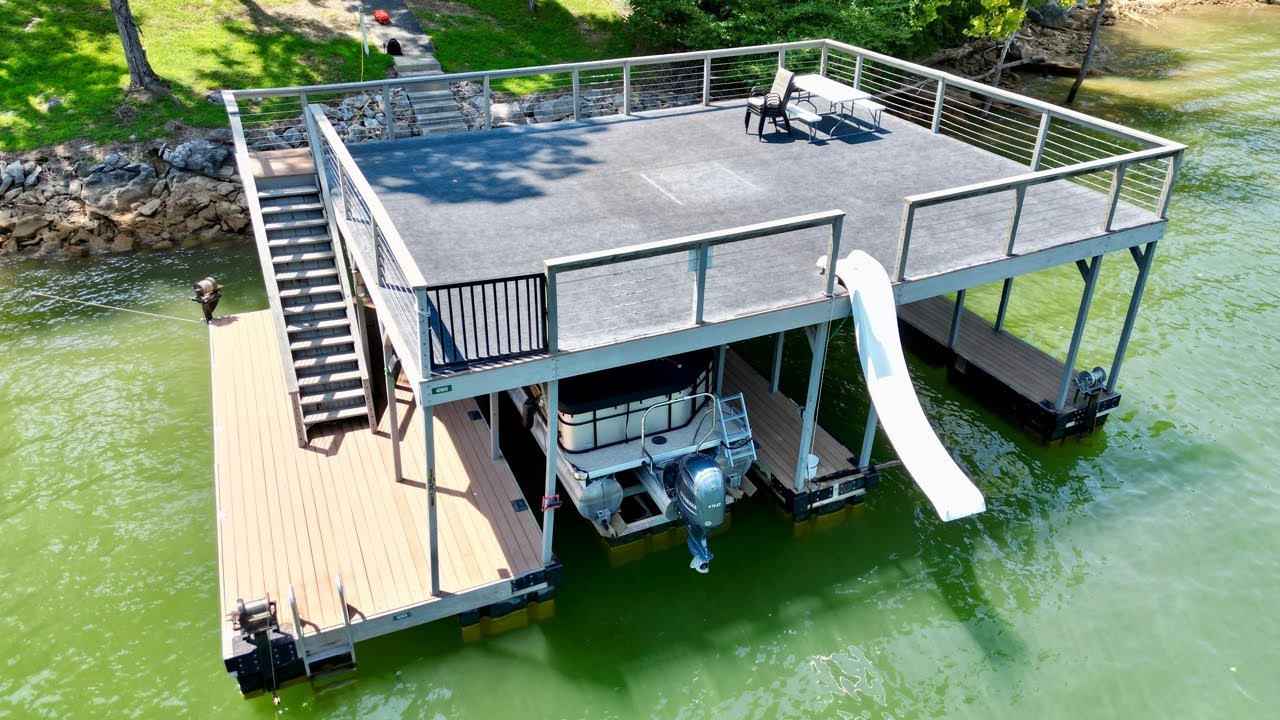 SOLD - 2 Story - 2 Slip Boat Dock (28' 5'' x 42' 5'') on Norris Lake ...