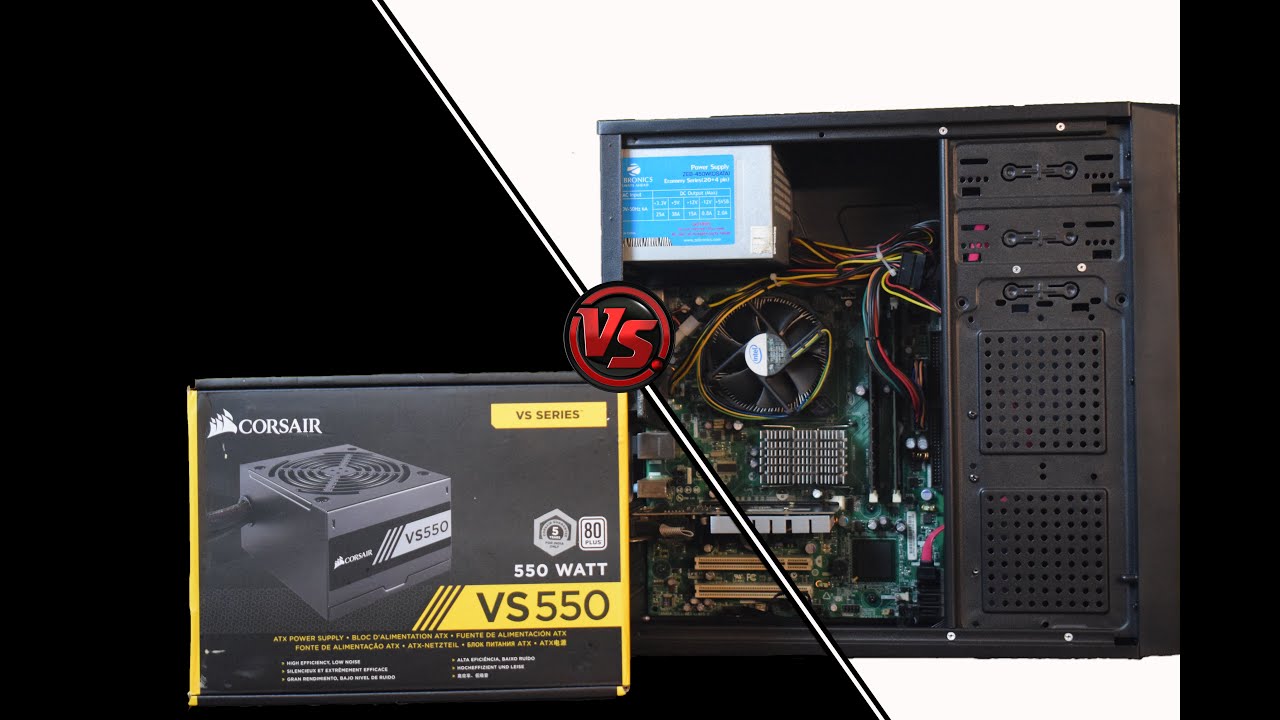 Cheapest Pc VS Expensive Power Supply | Corsair VS550 | Benchmarks ...