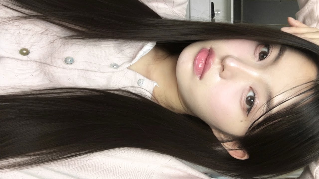 윤기나는 ̊₊ ͡ 생머리 스타일링 깻잎머리 고데기 뿌리볼륨 • 모류교정 • 잔머리 스타일링 판고데기 Youtube