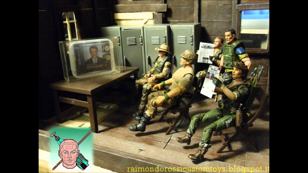 how to create a cheap fake screen for action figures 1 18 scale - YouTube