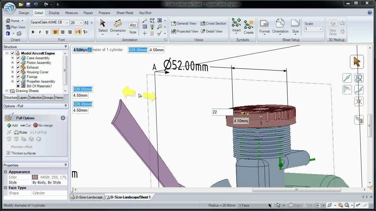 SpaceClaim Drawing Sheet (Short) - YouTube