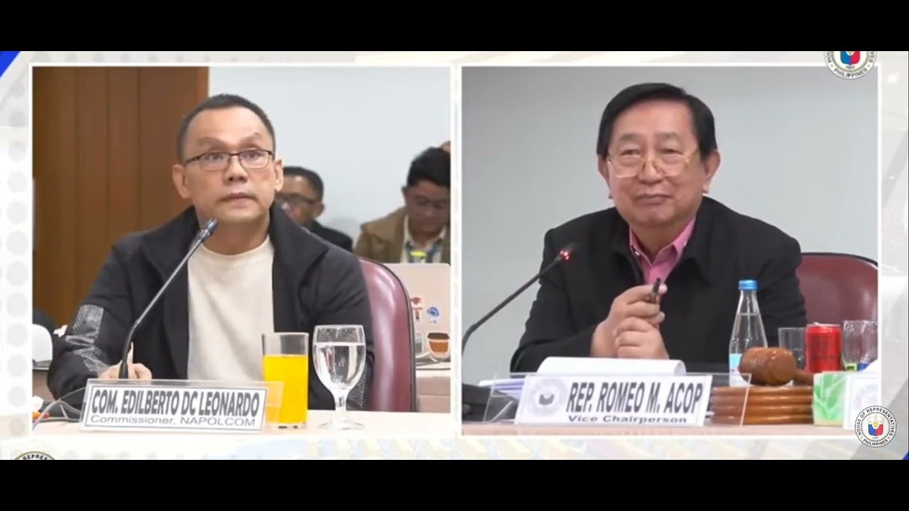CONG. ROMEO ACOP Q&A TO NAPOLCOM, Col. LEONARDO, PDEA & Col. R. GARMA ...