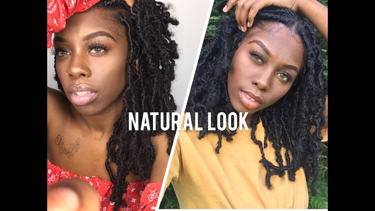 HOW TO DO DISTRESSED| BOHEMIAN FAUX LOCS! NATURAL LOOK - YouTube