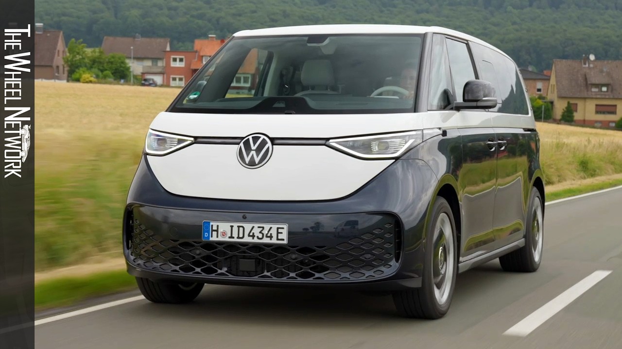 2025 Volkswagen ID. Buzz LWB | Candy White/Starlight Blue Metallic ...