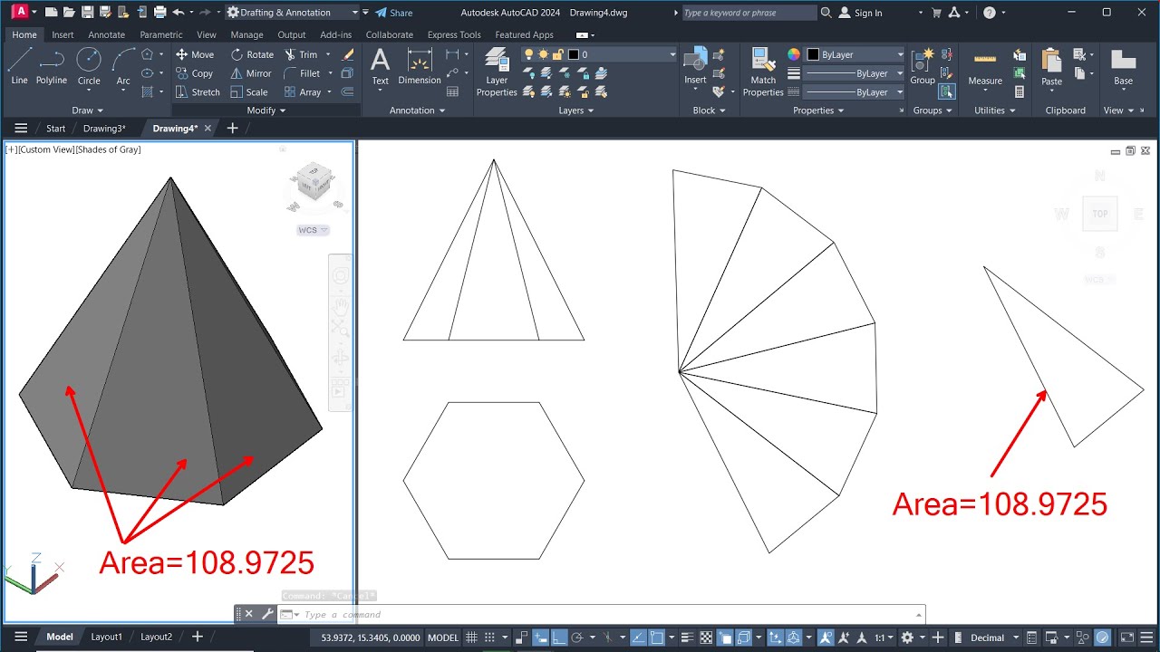 How to surface Development in AutoCAD | Surface Development of The ...