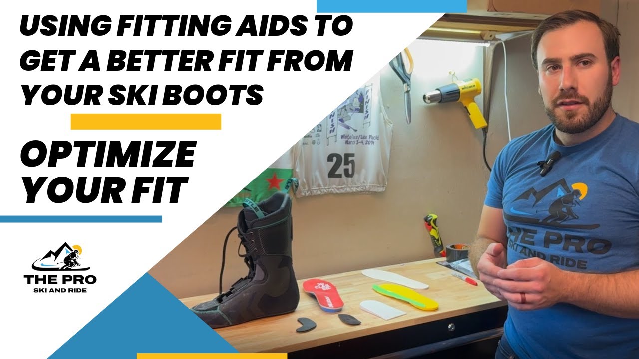 Using Fitting Aids to get a Better Fit from your Ski Boots - YouTube