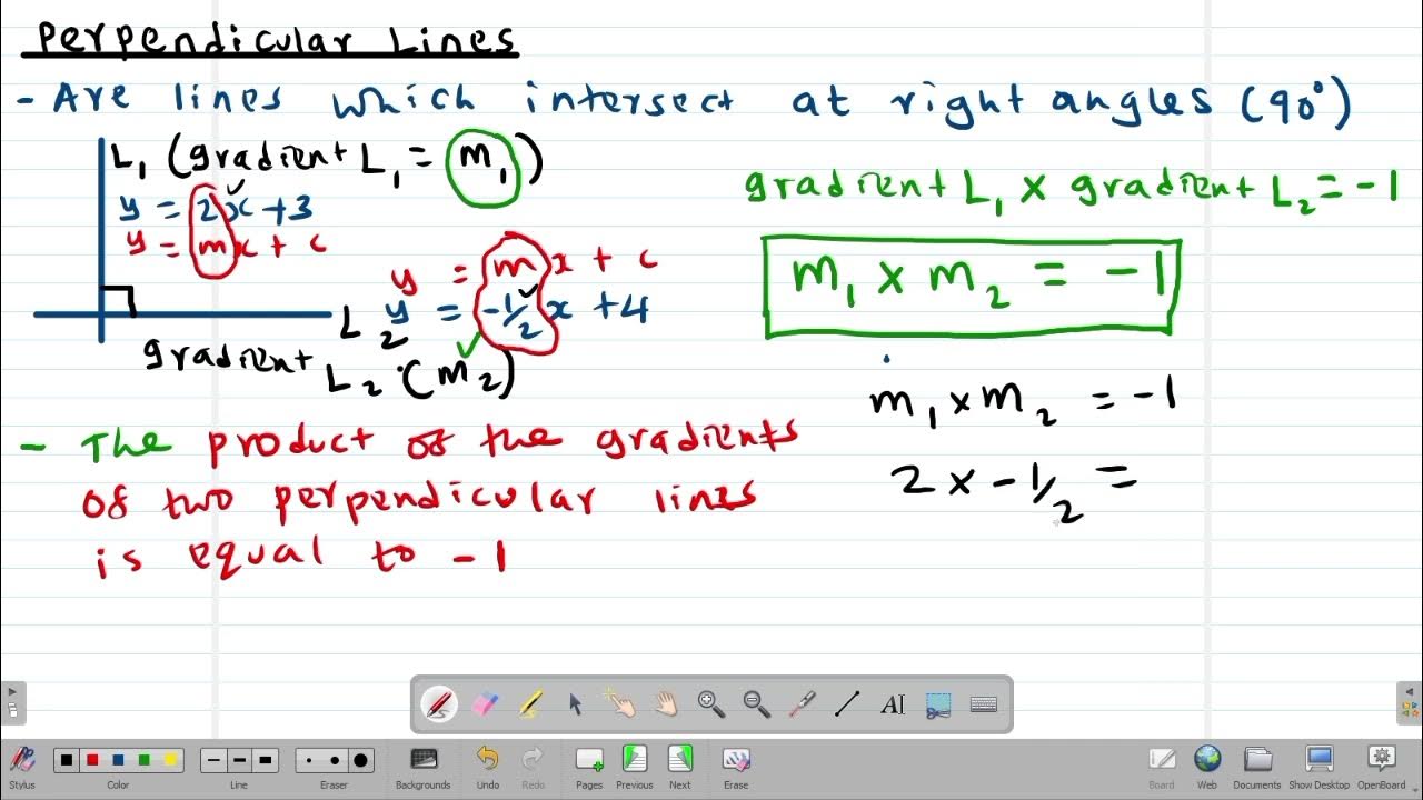 MATH: FORM2: EQUATIONS OF A STRAIGHT LINE: LESSON 2 - YouTube