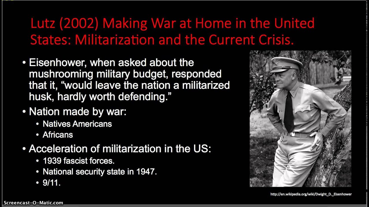 MIlitarization (Part 1) - YouTube