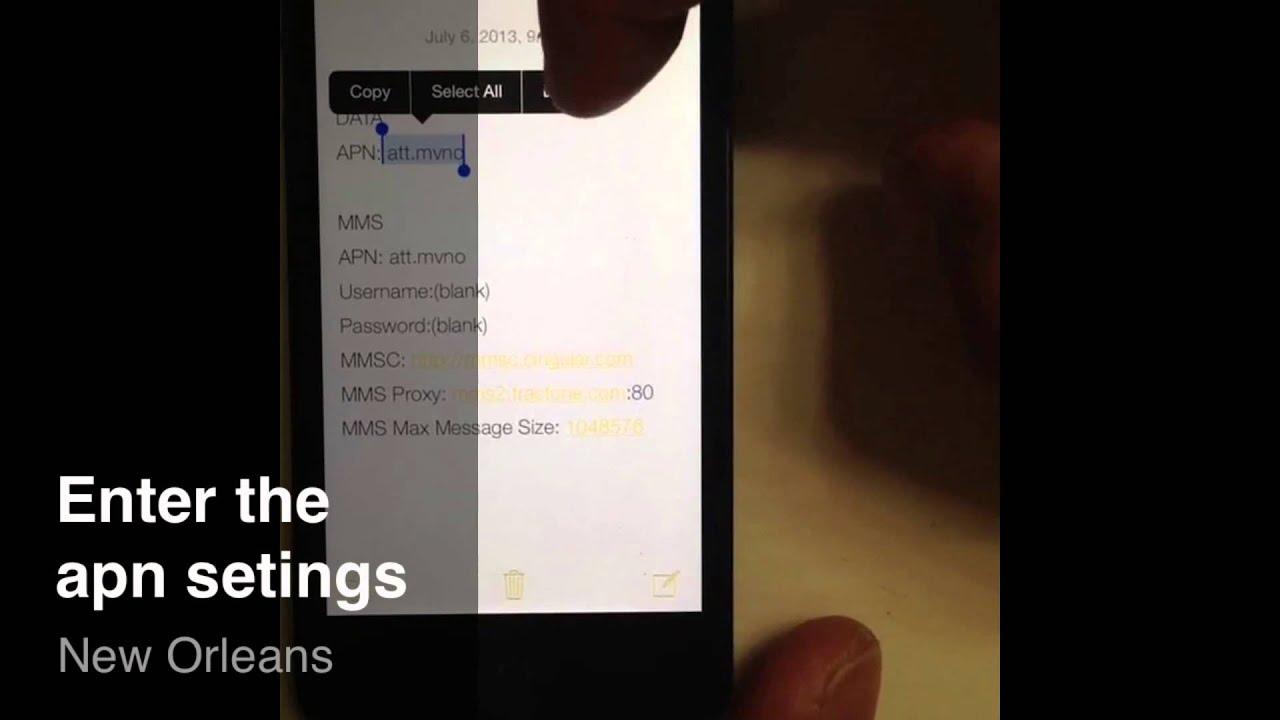 NET10 iphone5 IOS7 APN SETTINGS DATA TEXT WORKS (NO JAILBREAK) - YouTube