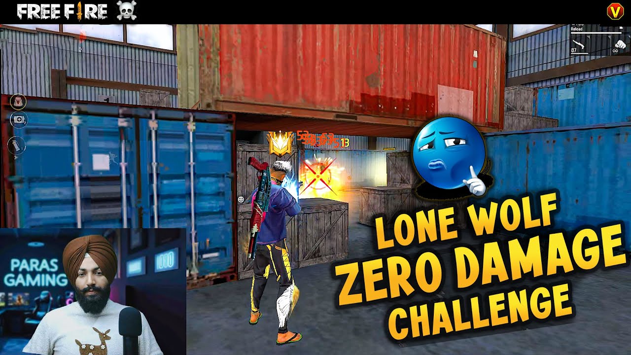 Opponent Zero Damage Challenge Lone Wolf🤬🤬🤬 - YouTube