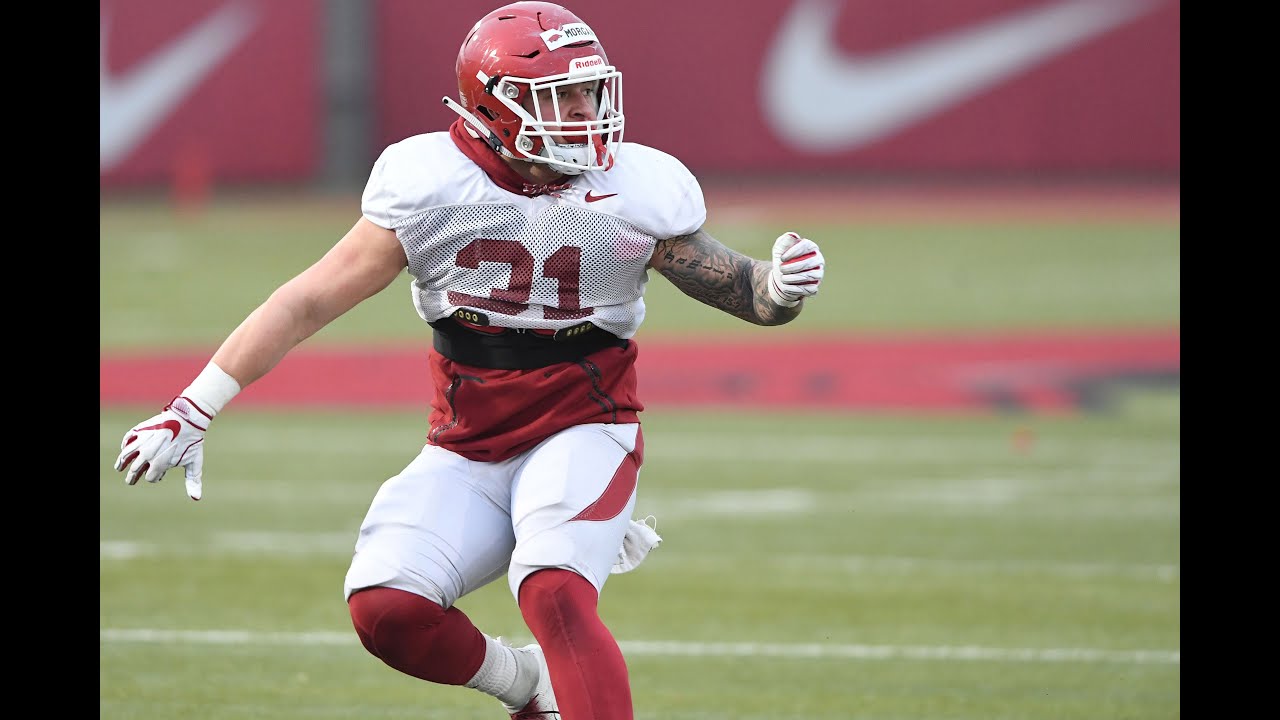 Grant Morgan Arkansas Media Day - YouTube