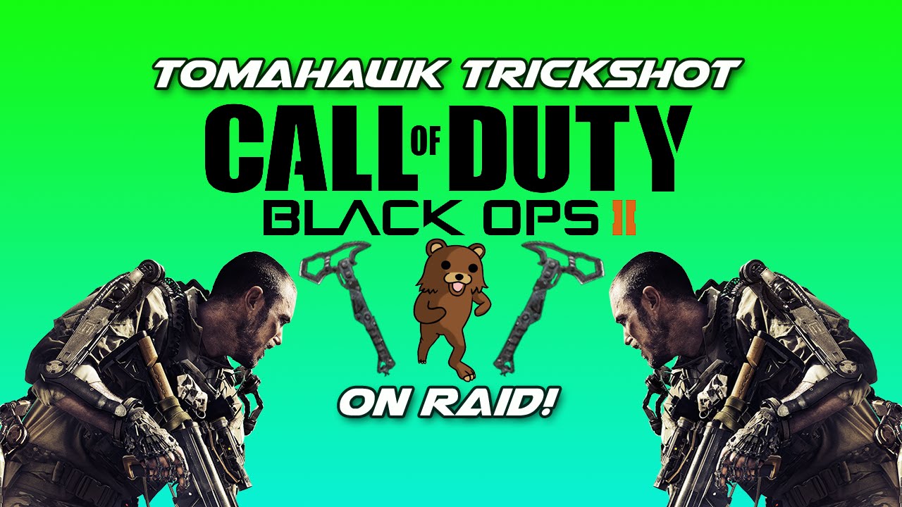 Tomahawk trickshot on Raid - Black Ops 2 - YouTube