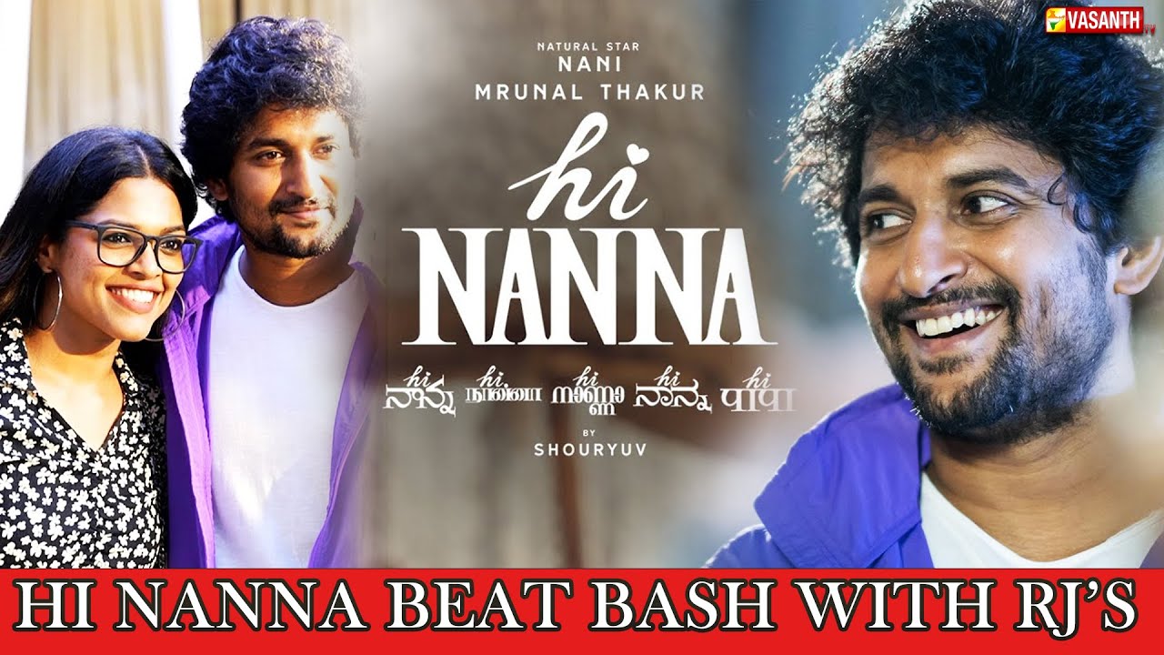 Nani's Hi Nanna Beat Bash with RJ’s - FULL VIDEO | Mrunal Thakur ...