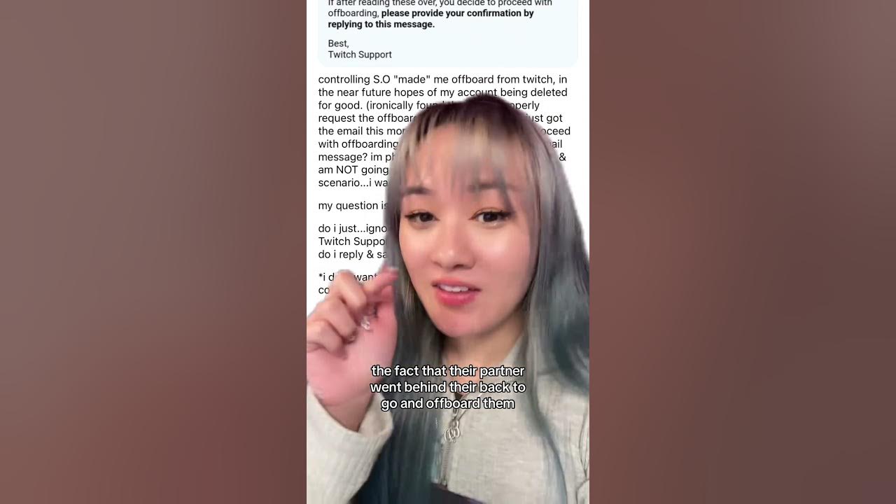 Girlfriend OFFBOARDED Partner's Twitch Status #contentcreator #twitch - YouTube
