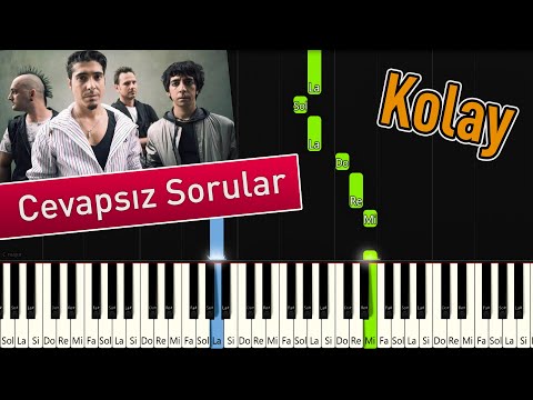 Cevapsız Sorular - Manga | Kolay Piyano - Nasıl Çalınır