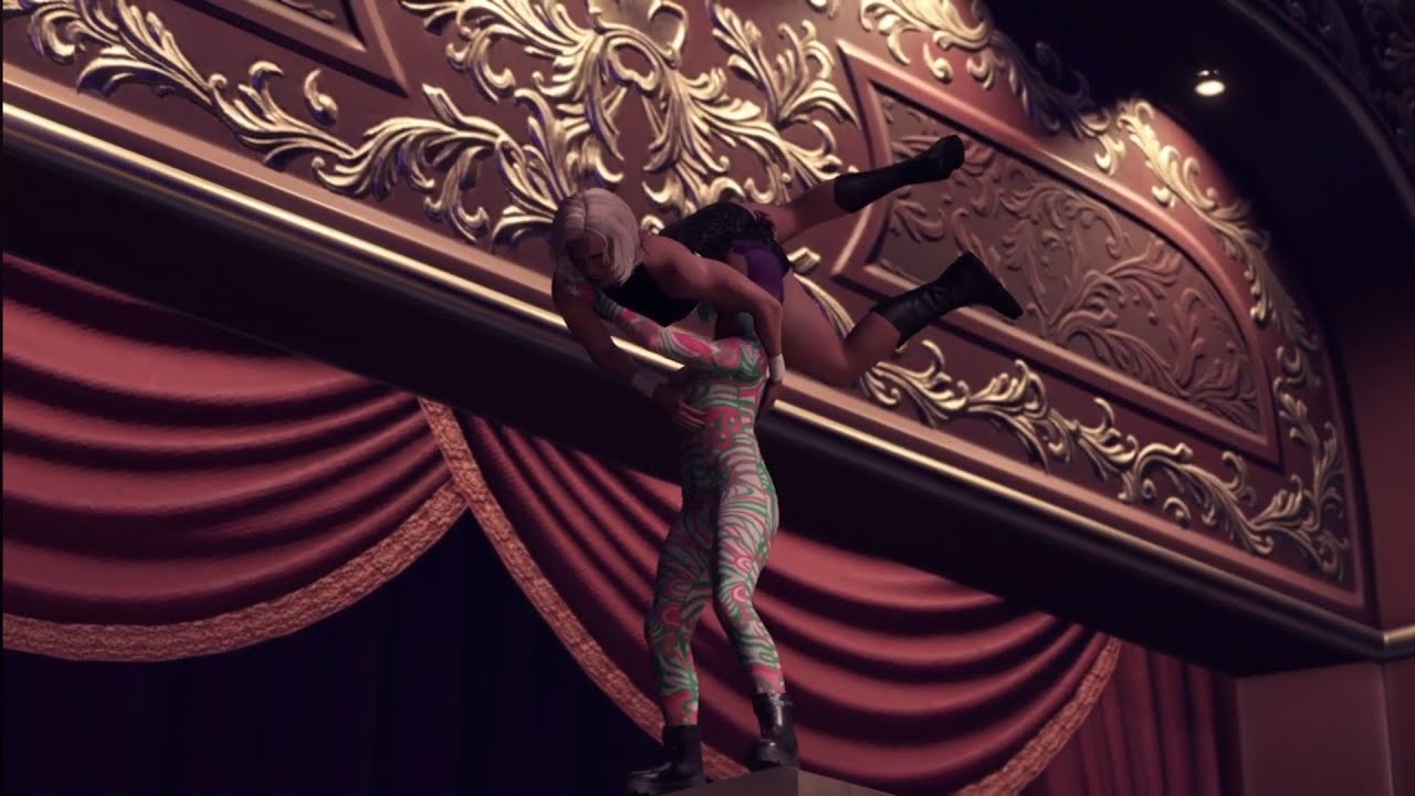 Stage Toss Toni Storm & Psycho Sally. WWE 2K24 - YouTube