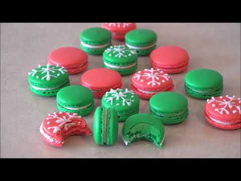 Christmas Macaron Recipe - Macarons With Cup Measurements - Swiss Meringue Method - YouTube