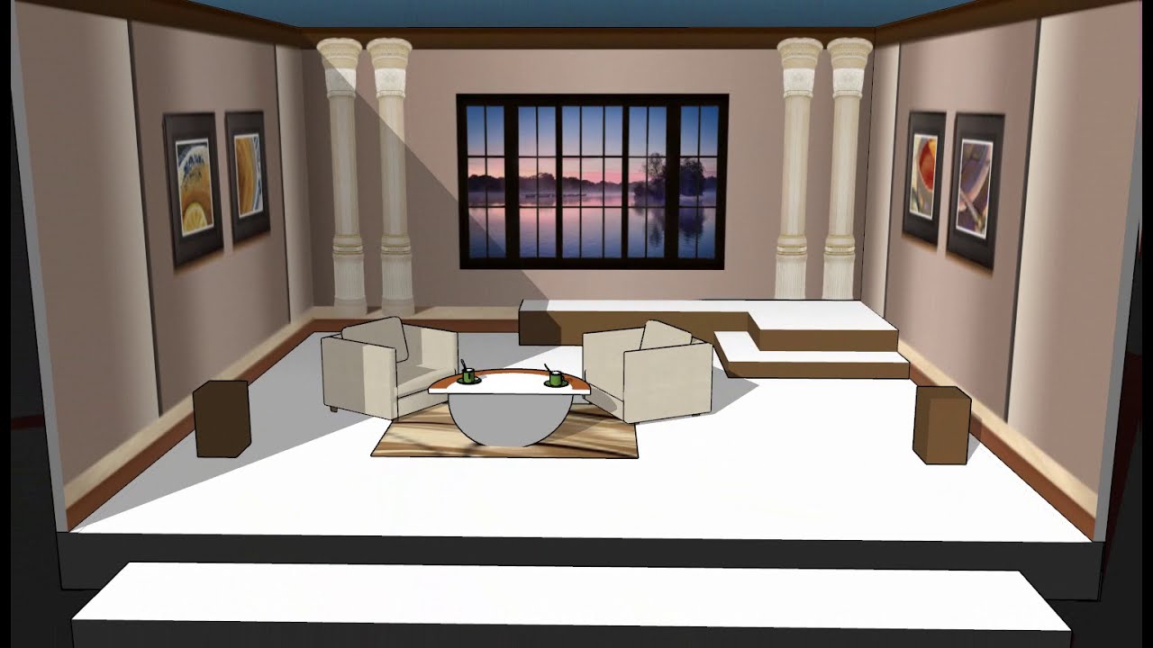 Set Design for Talk Show II Set Design II set design for tv program ...