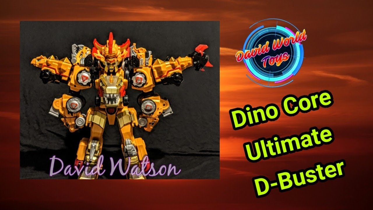 Korean Dino core Ultimate D-Buster Tyranno Transforming robot toy ...