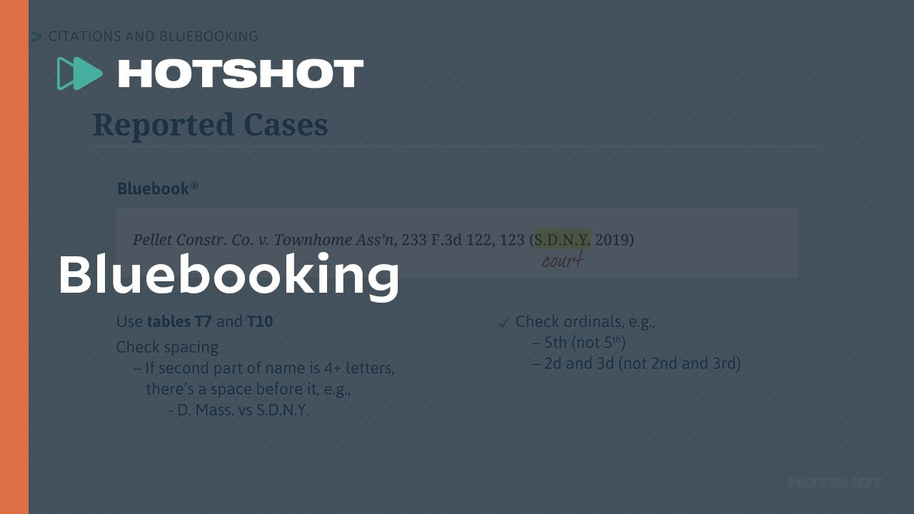 Bluebooking Cases - YouTube