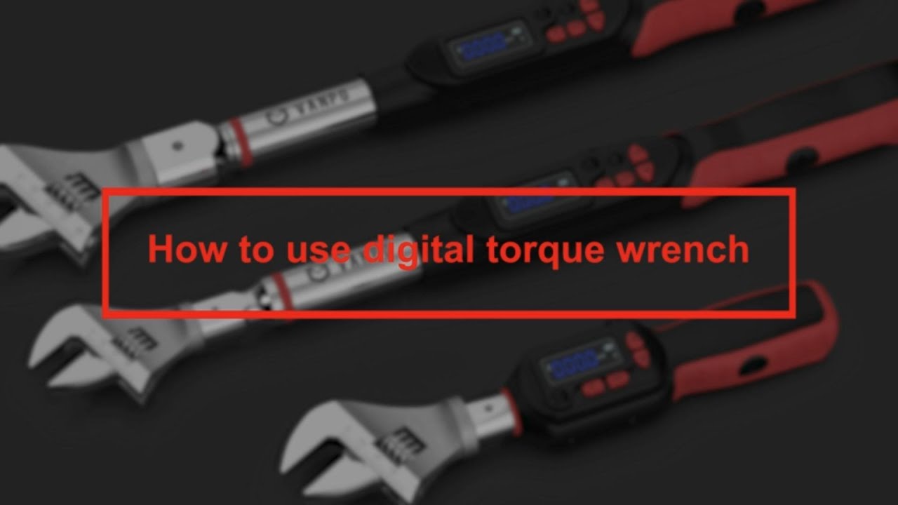 How to use digital torque wrench? - YouTube