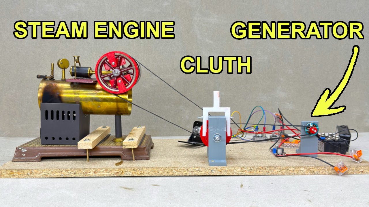 1917 BING Steam Engine - Generator Experiments Continue (Part 2) - YouTube
