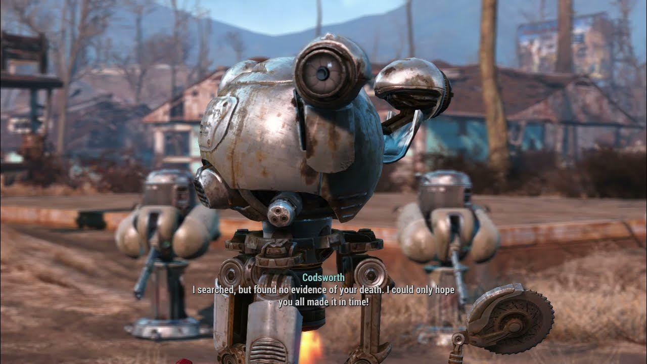 Fallout 4: "Codsworth Idolizes You" Dialogue - YouTube