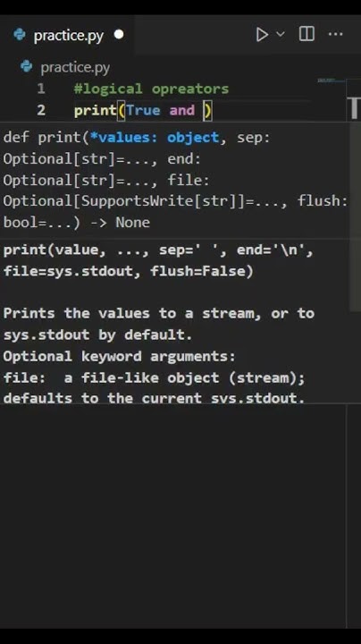 Logical Operators 😏python Pythonprogramming Pythoncode Code Pythonforbeginners Youtube