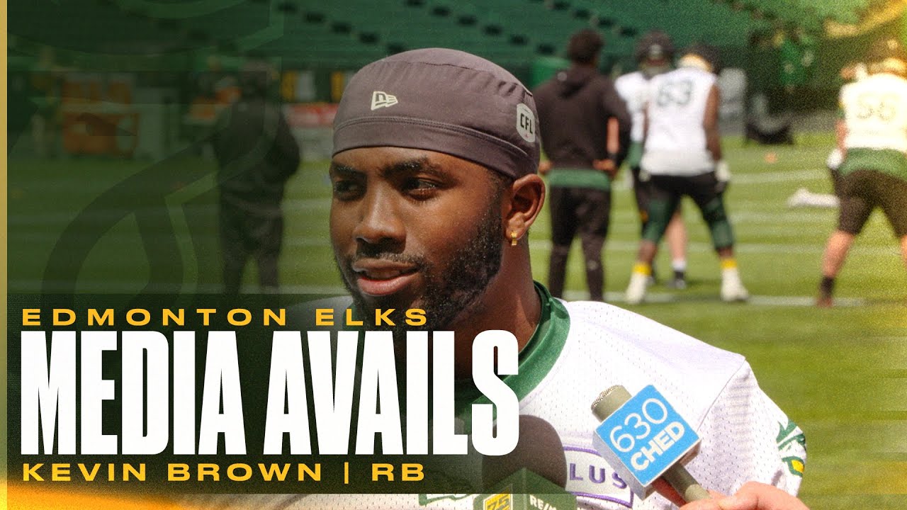 Team Bonding & Argos DL Pressure | RB Kevin Brown | 2024 MEDIA AVAILS ...