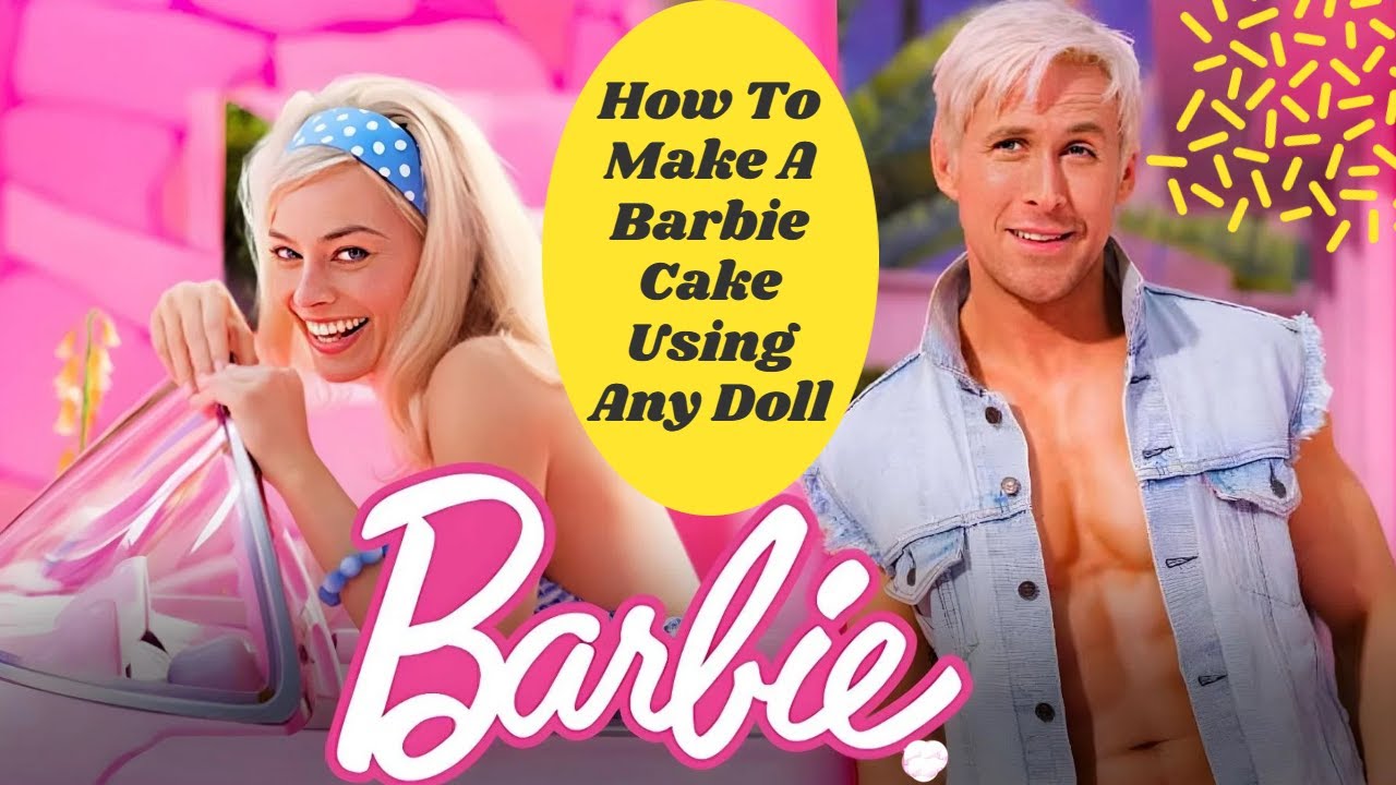 How To Make A Barbie Cake Using Any Doll\ Barbie Cake\Barbie Movie Cake ...