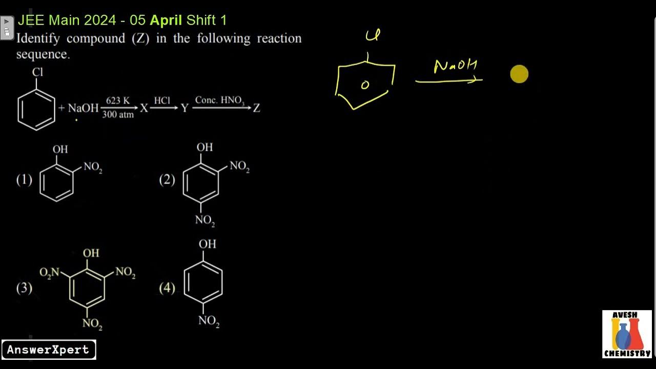 Identify compound (Z) in the following reaction sequence. - YouTube