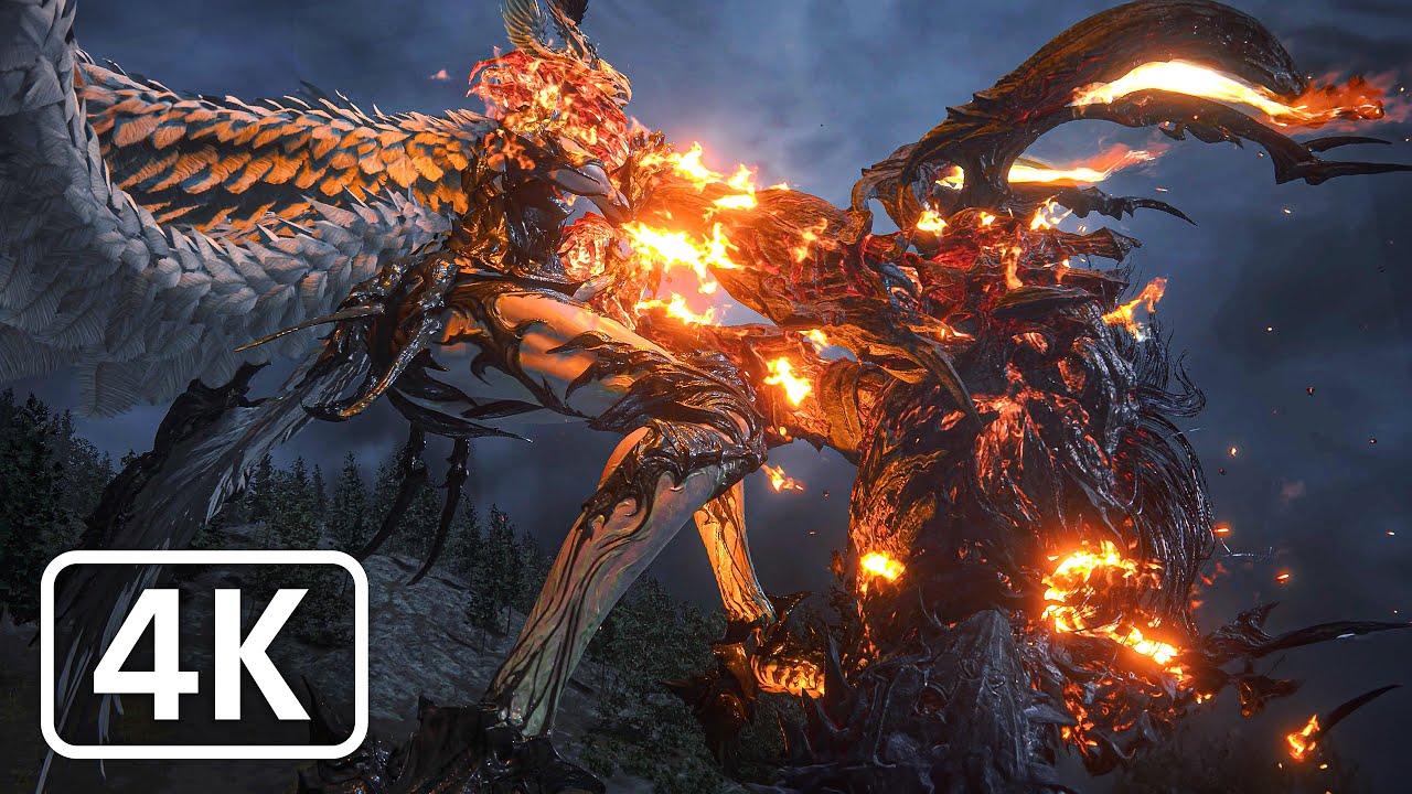 FINAL FANTASY 16 | Ifrit Kills Garuda Scene Cinematic 4K - YouTube