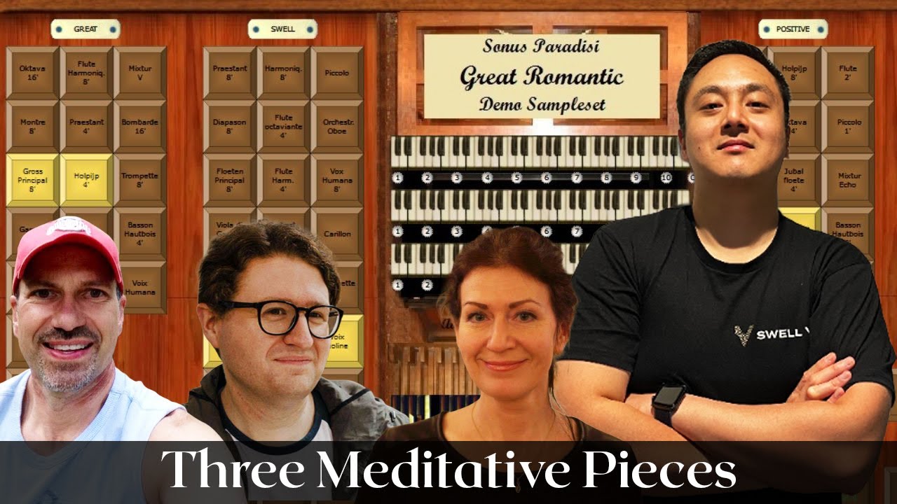 Three composers and one internet organist - YouTube