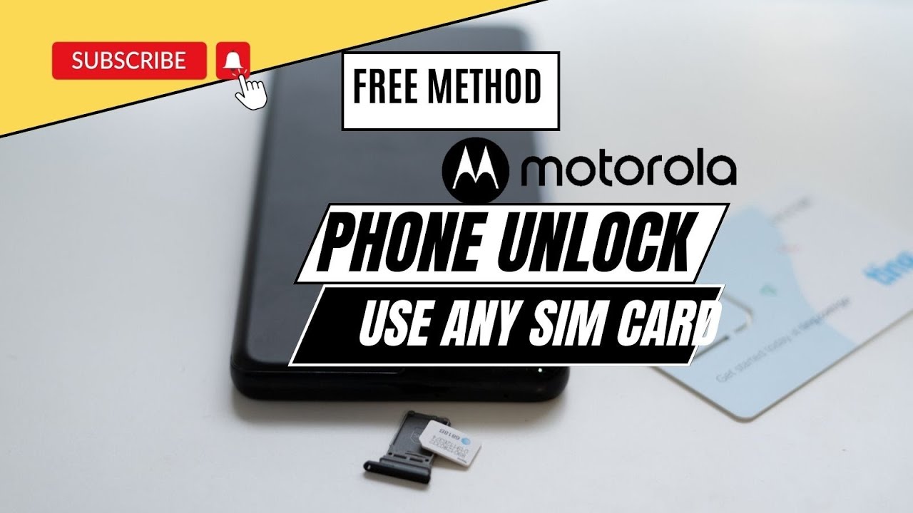How to get SIM network unlock for Motorola for free - YouTube